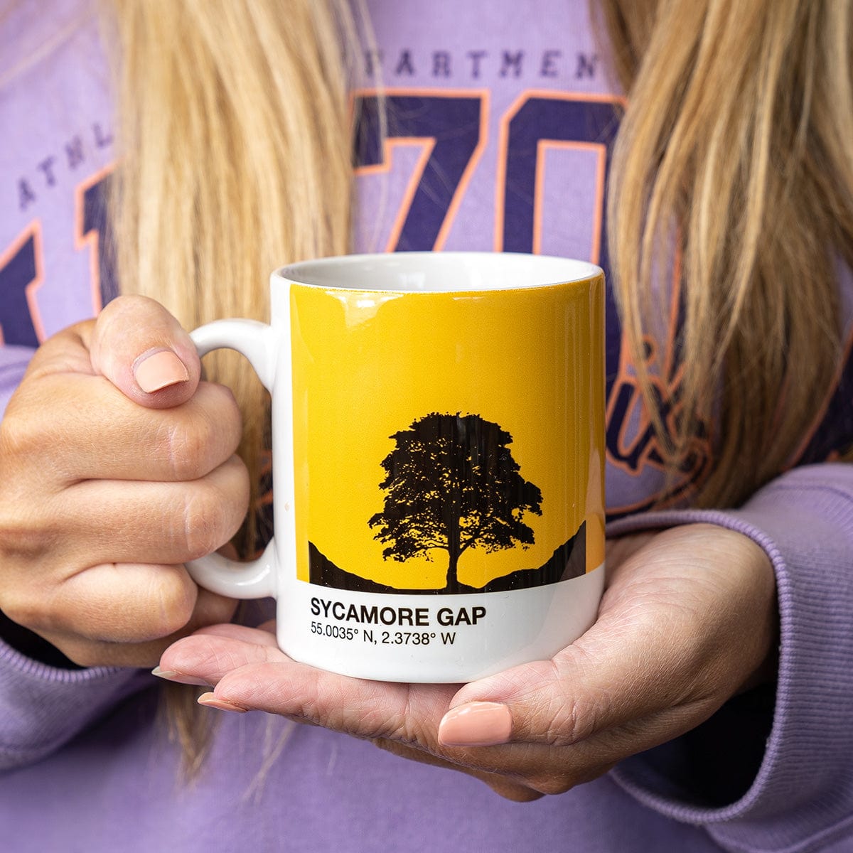 Northumberland Gift Idea - Sycamore Gap Print Mug & Coaster — Not Just ...